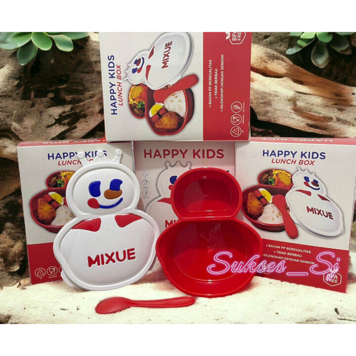 TEMPAT MAKAN MIXUE/ LUNCH BOX MIXUE FREE SENDOK MAKAN | Lazada Indonesia