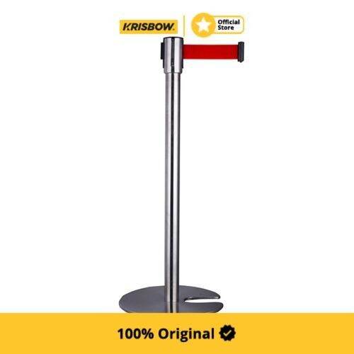 Krisbow Tiang Antrian Stainless Steel Tali Merah | Lazada Indonesia
