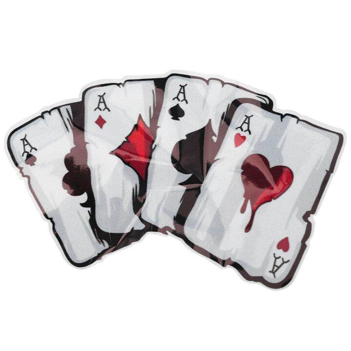 Car Stickers, Funny Poker Pattern Truck Vehicle Body Window Reflective ...