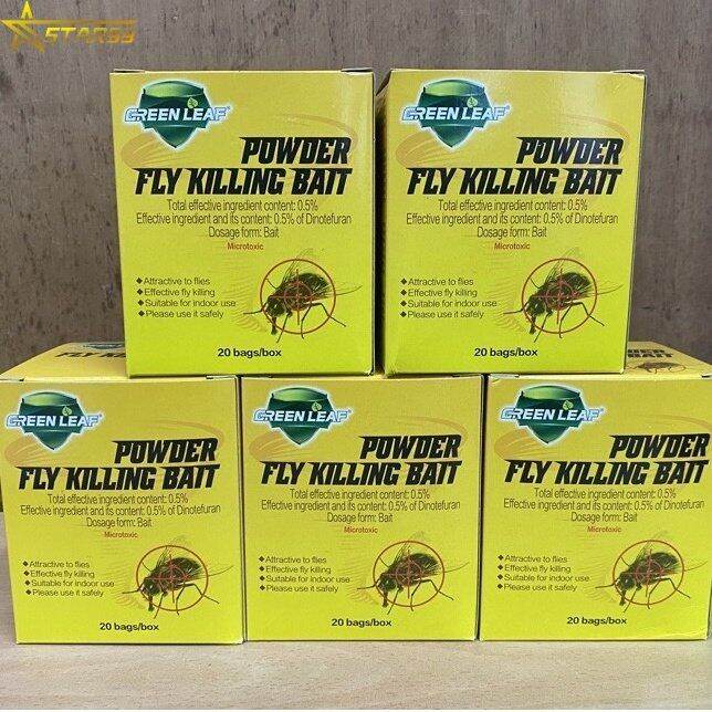 COD Original Green Leaf Effective Fly killing bait powder | Lazada PH
