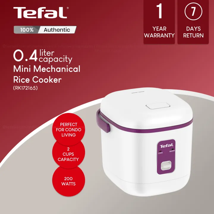 Tefal Mini 0.4L Mechanical Rice Cooker RK172165 | Lazada PH