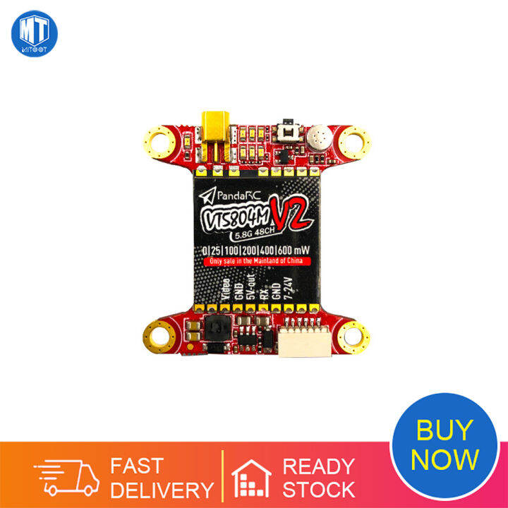 PandaRC VT5804M V2 0-600mW Switchable 48CH FPV Transmitter VTX RC ...