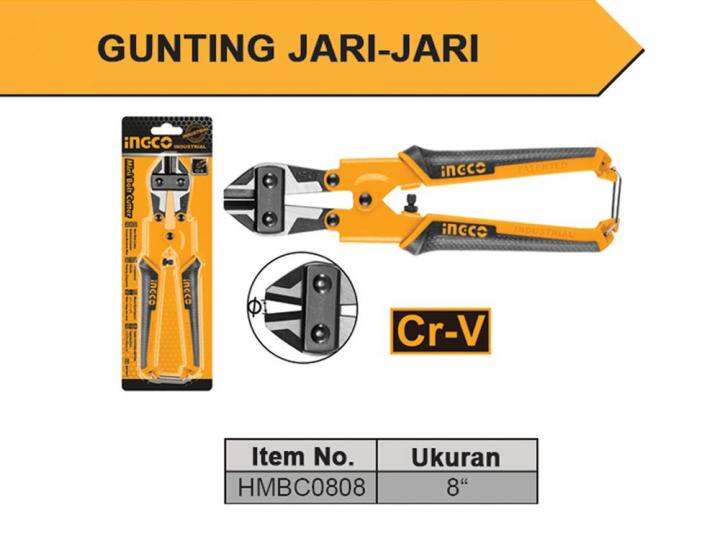 Mini Bolt Cutter 8 Inchi Gunting Sling Kawat INGCO Tipe HMBC0808 ...