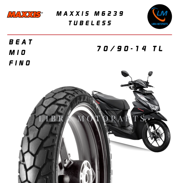 MAXXIS Ban Motor Matic Ring 14 Uk 70/90-14 Tubetype Beat/Vario/Scoopy ...