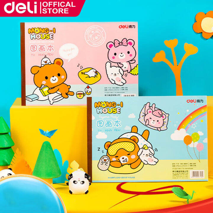 Deli Student Drawing Book 20 Sheets Painting Picture Book Blank Sketch ...