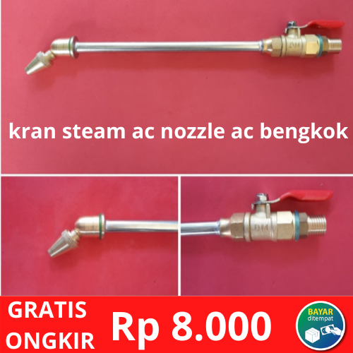 kran ac nozzle ac bengkok cuci steam | Lazada Indonesia