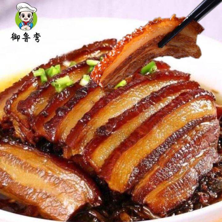 new date- Daging babi yang sah dengan sayuran yang disimpan, daging ...