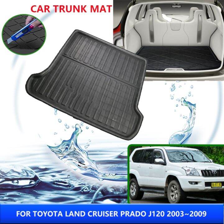 พรมกระโปรงหลังรถสำหรับ Toyota Land Cruiser Prado 120 J120 Fj120 Lc120
