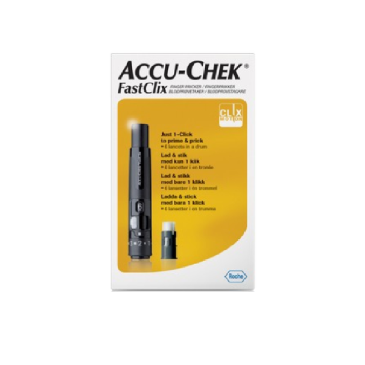 Accu-Chek FastClix Lancing Device (include 6's lancet) | Lazada