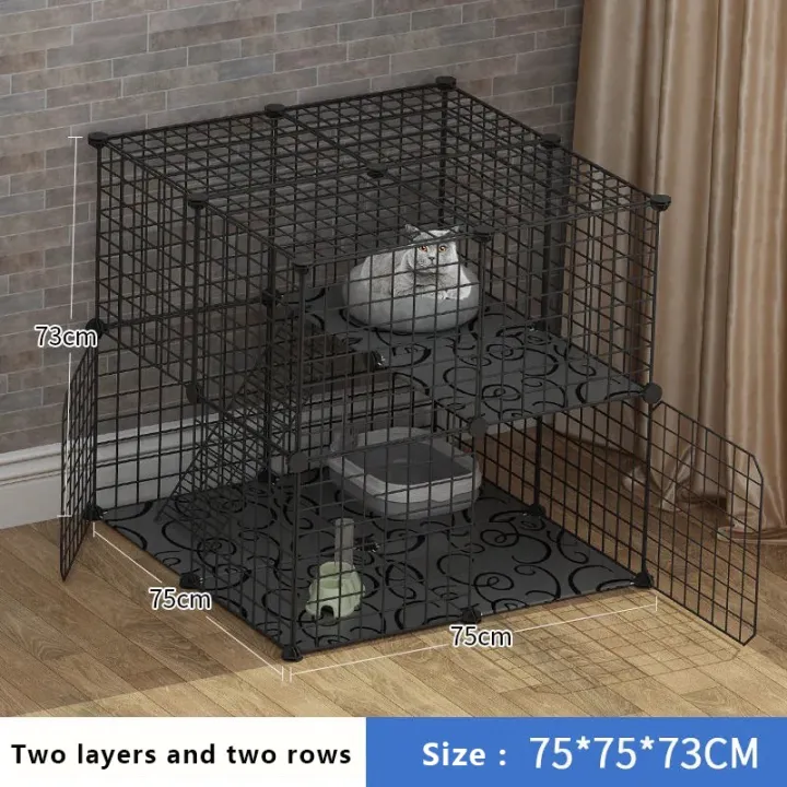 stackable pet cage/cat cager 3 layer/dog cage cat cage collapsible cage ...