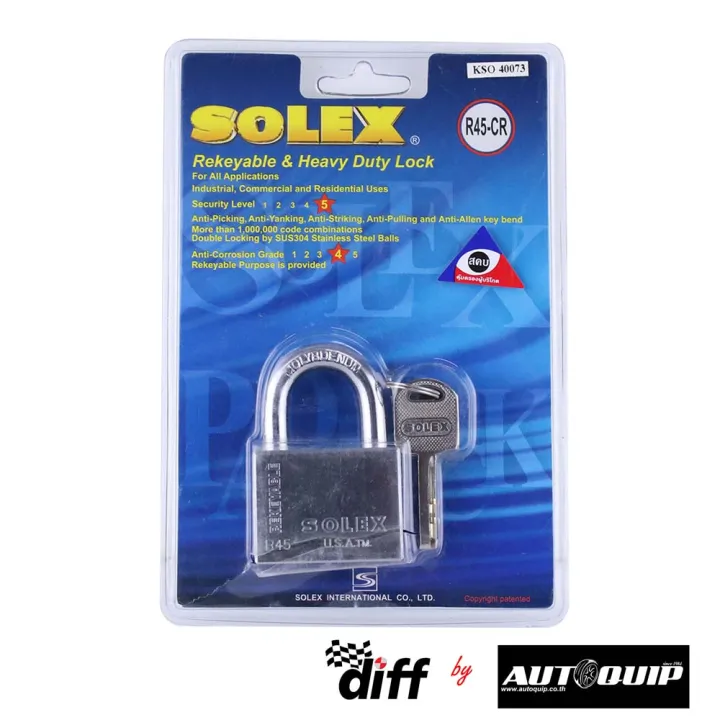 SOLEX กุญแจ R 45 CR PREMIUM | Lazada.co.th