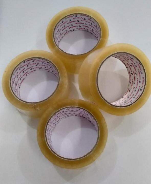 VISKO Clear OPP Tape/Adhesive Packaging Tape/Pita Pembungkusan Pelekat ...