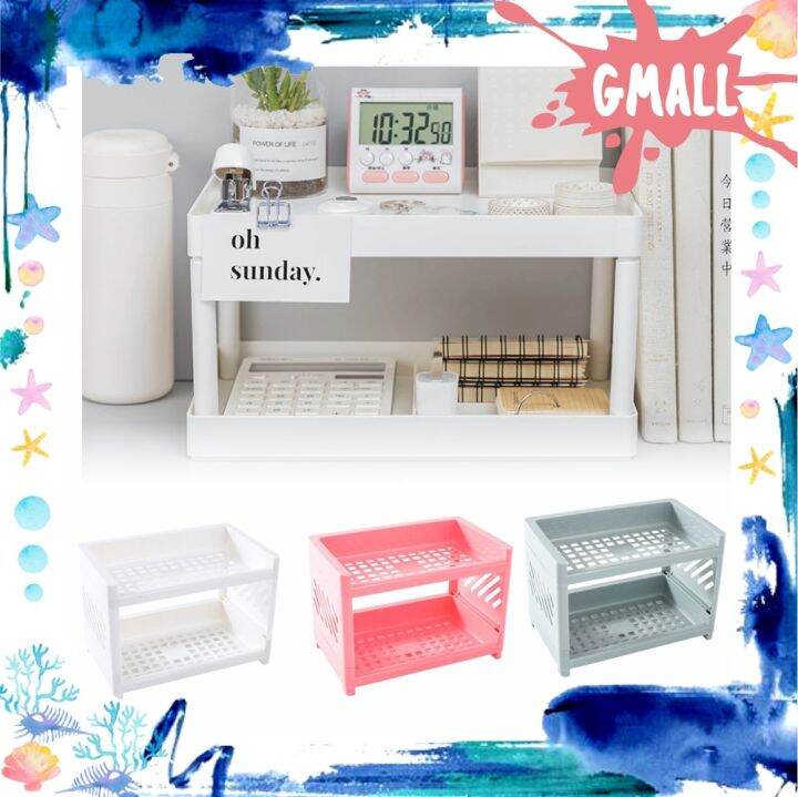 GIANTMALL R379 Rak Organizer Stationery Rak Penyimpanan Desktop Lipat ...