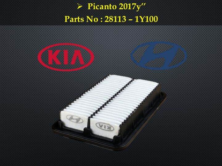 Kia - Picanto 2017y'' Air Filter 28113-1Y100 | Lazada