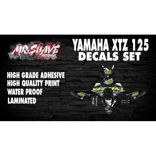 Yamaha XTZ 125 The Doctor Decals Set | Lazada PH