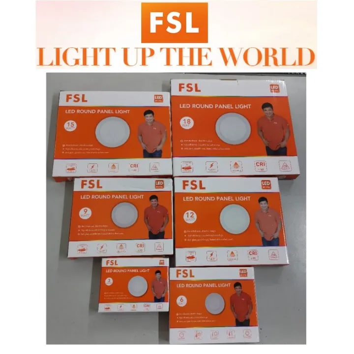 FSL LED Round Recessed Downlight / Panel Light | Lazada PH