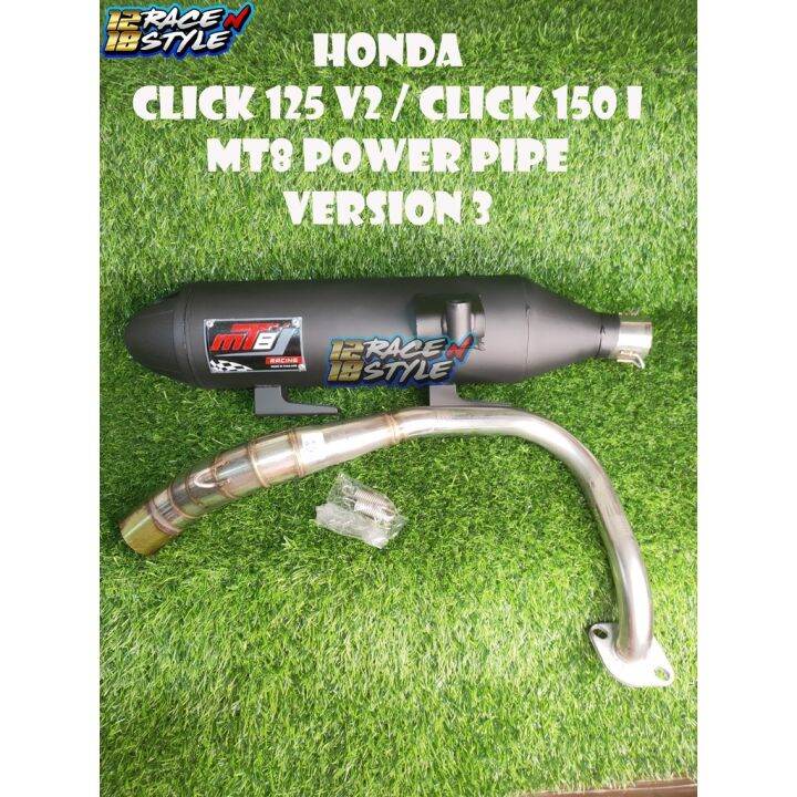 PIPE HONDA CLICK v2 125i / 150i BIG ELBOW VERSION 3 POWER ORIG THAILAND ...
