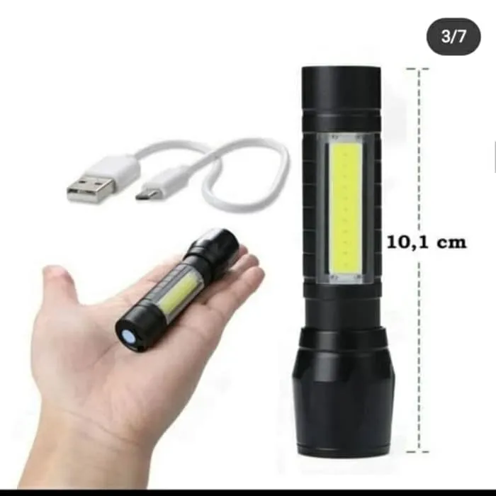 Senter LED Super Terang Mini Swat Police Charger | Lazada Indonesia
