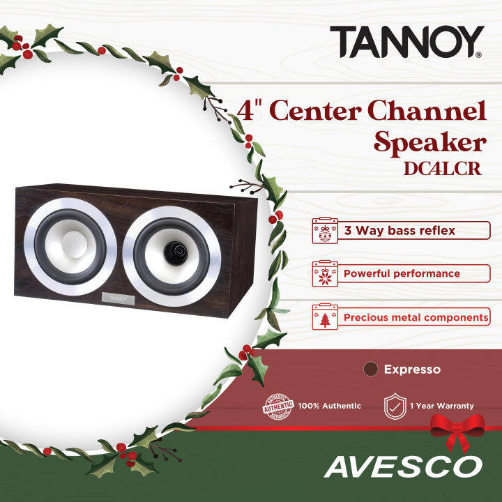 Tannoy Revolution DC4LCR 4" Full-range Dual Concentric™ HiFi Center ...