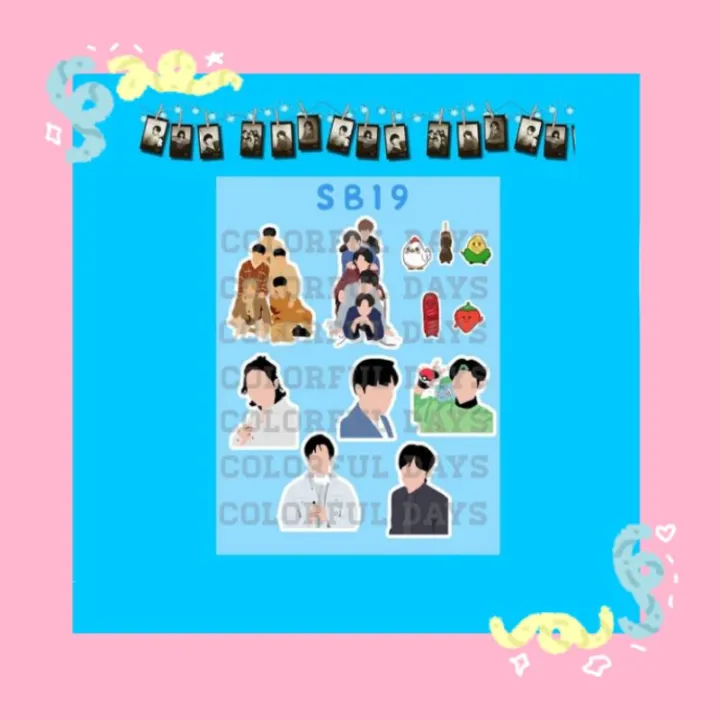 12pcs SB19 Sticker pack | Lazada PH