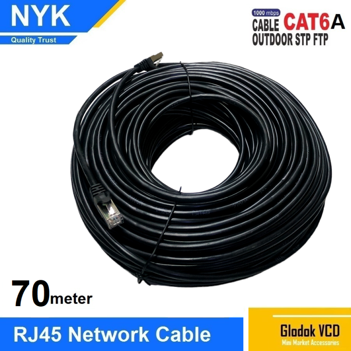 NYK Kabel Lan FTP Cat6A 70M RJ45 Internet Ethernet Cable | Lazada Indonesia