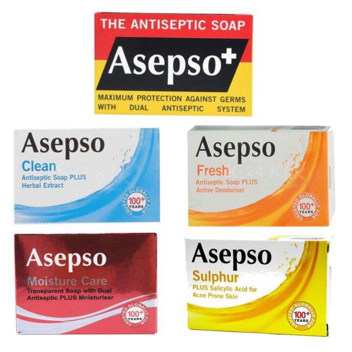 ASEPSO - SABUN ANTISEPTIK - MOISTURE CARE - ORIGINAL - FRESH - CLEAN ...
