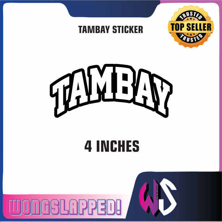 TAMBAY STICKERS VINYL LAMINATED GLOSSY PIO BALBUENA STICKERS | Lazada PH