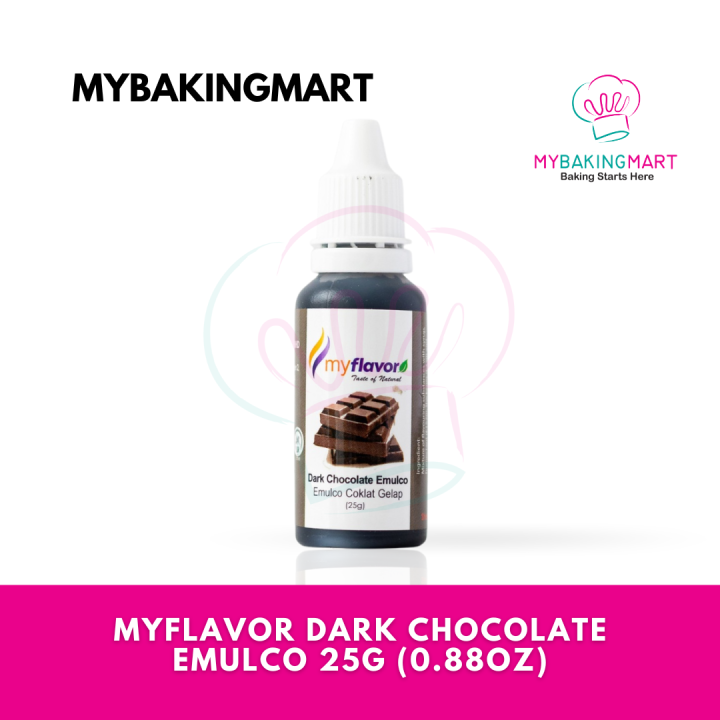 Mybakingmart | Myflavor Dark Chocolate Emulco / Emulsifier & Pewarna ...