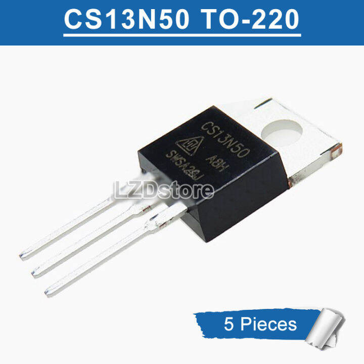 5pcs CS13N50 TO-220 CS 13N50 A8H TO220 N-channel 13A/500V MOSFET ...