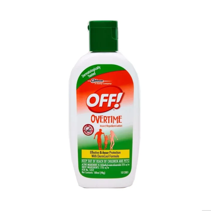 Off Overtime Insect Repellent Lotion 100mL | Lazada PH
