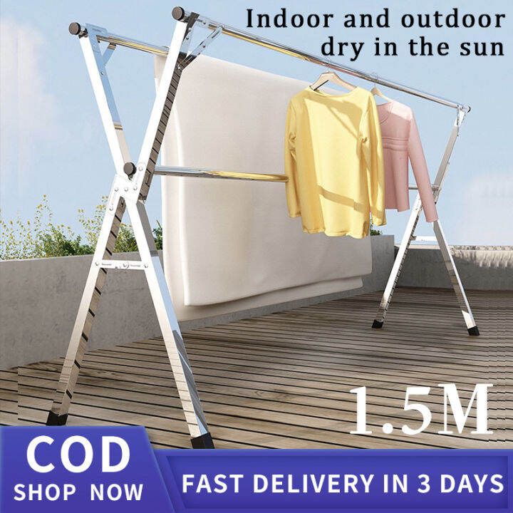Stainless High Quality Foldable Sampayan / Foldable Clothes Drying Rack ...