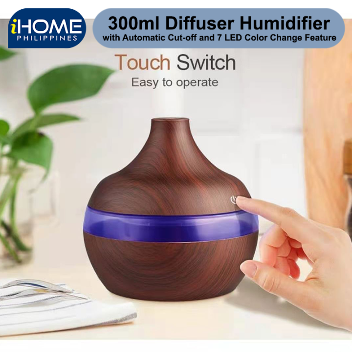 IHOME Humidifier with 7LED color changing light (300ml) | Lazada PH