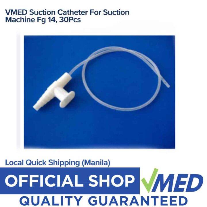 VMED Suction Catheter For Suction Machine Fg 14, 30Pcs | Lazada PH