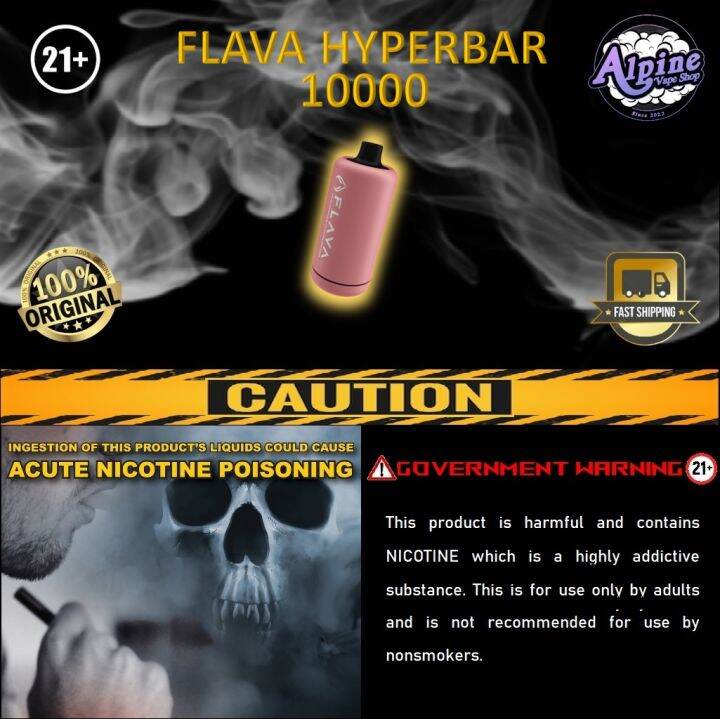 FLAVA HYPERBAR 10000 Puffs Disposable Vape Pod | Lazada PH