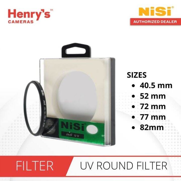 NISI UV ROUND CAMERA FILTER JAPAN ORIGINAL AGC GLASS - HENRYS CAMERAS ...