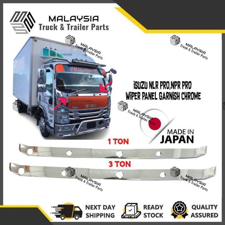 ISUZU NLR PRO NPR PRO WIPER PANEL GARNISH CHROME | Lazada