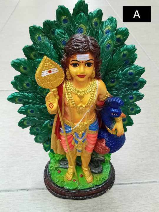 Mayil Murugan/மயில் முருகன் Marble Resin Statue | Lazada