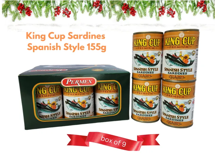 Kingcup Spanish Style Sardines in Box of 9 | Lazada PH