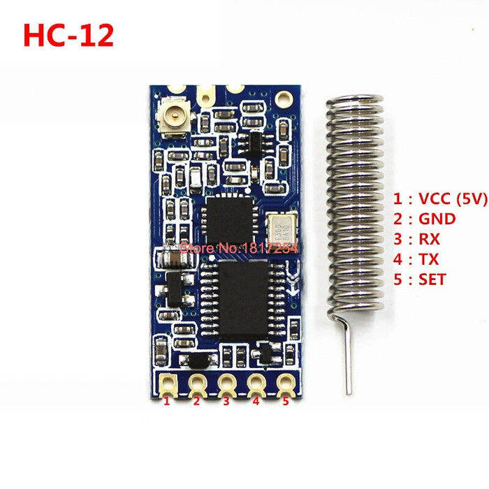 HC-12 433Mhz SI4463 Wireless Serial port 1000Meter Module Arduino | Lazada Indonesia