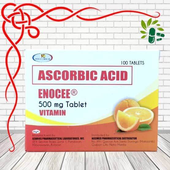 ENOCEE (Ascorbic Acid 500mg) 100 Tablets | Lazada PH