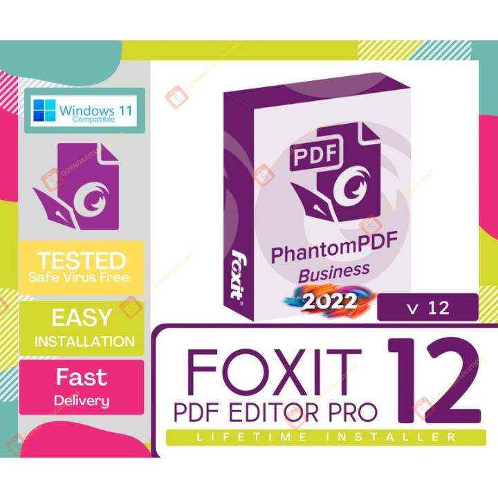 Foxit PDF Editor Pro 2023 v2023.2 l Latest 2023 l Windows | Lazada PH