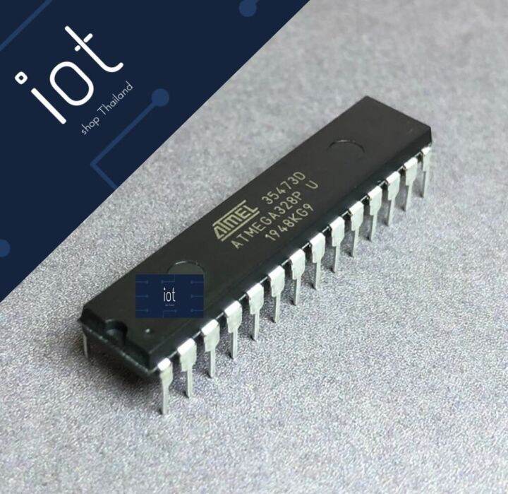 IC ATMEGA328P-PU Microcontroller DIP28 พร้อม ฺBootloader | Lazada.co.th