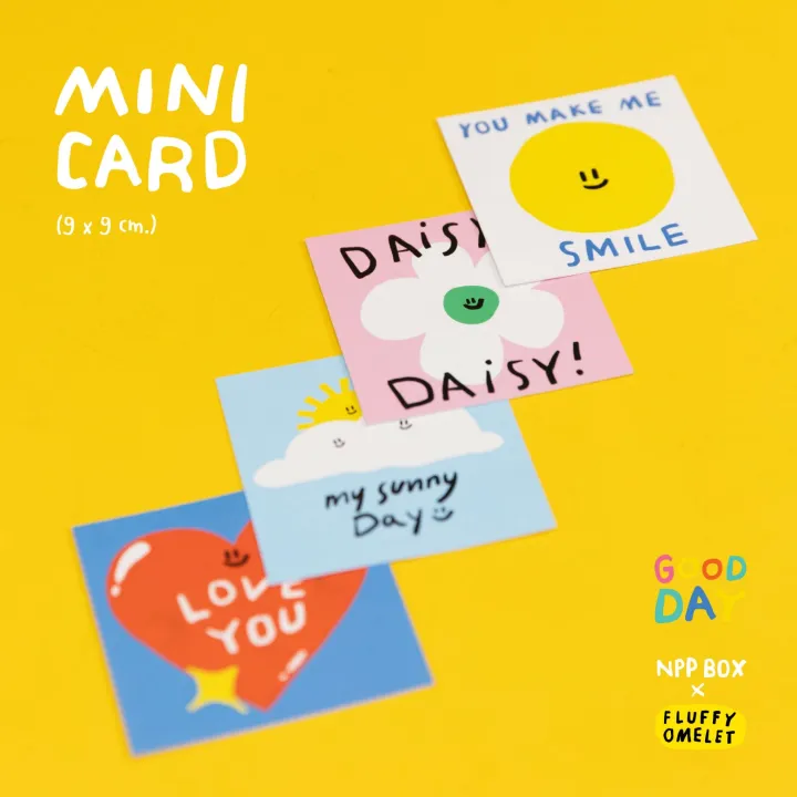 Good Day Mini Postcard (1แผ่น) | Lazada.co.th