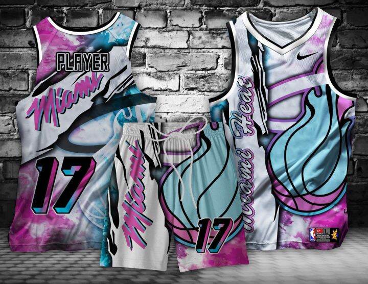 MIAMI 07 JERSEY WITH FREE CUSTOMIZED NAME & NUMBER FULL SUBLIMATION ...