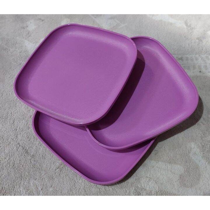 Luncheon Plate Tupperware Ungu (harga satuan) | Lazada Indonesia