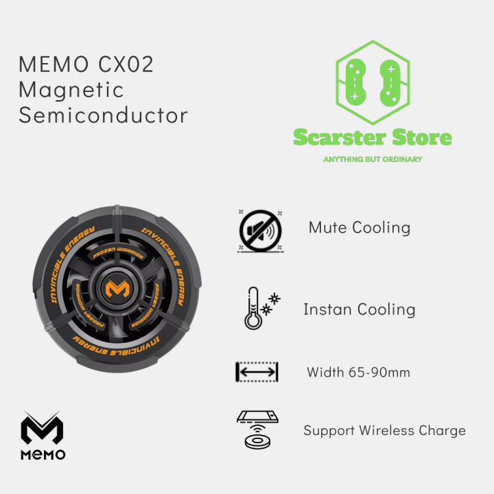 MEMO CX02 Magnetic Semiconductor Cell Phone CoolerWireless Charger | Lazada Indonesia