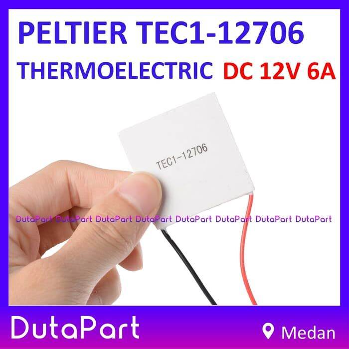 Peltier TEC1-12706 TEC1 12706 Thermoelectric Keramik Element DC 12V 6A ...