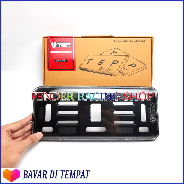 Cover Plat Nomor Motor TGP + BAUT Slim Bening Tempat Plat No Motor ...