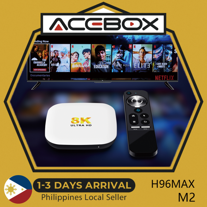 2023 new H96 Max M2 (Pre-install 10k Channels/Movies) RK3528 tvbox4GB ...