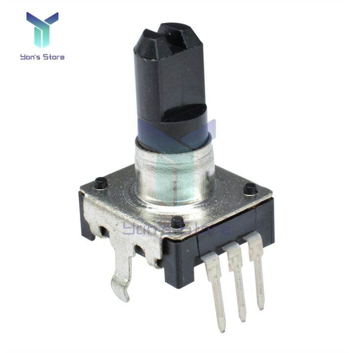 2PCS Rotary Encoder EC12 Audio LED Digital Potentiometer 15Mm Handle ...